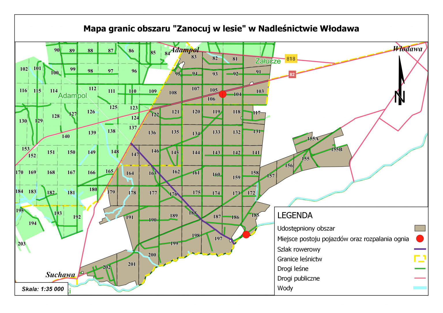 Od 1 maja zgodnie z prawem „Zanocujesz w lesie” : Gmina Wyryki